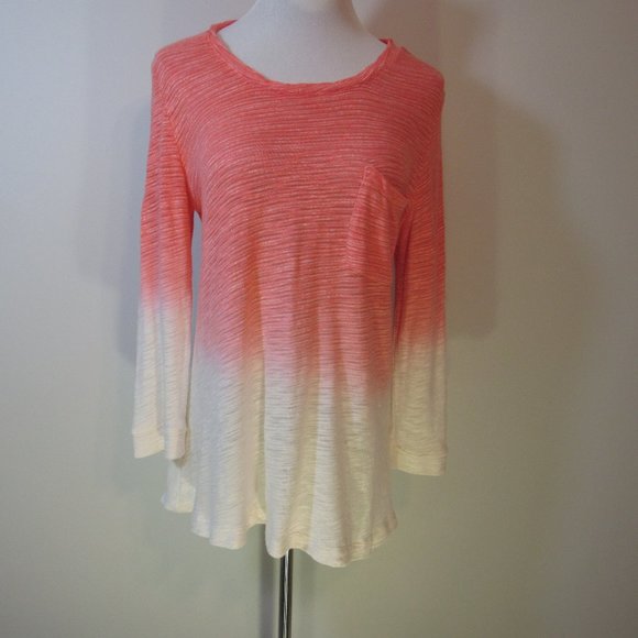 Z By Zobha | Tops | Z By Zobha Top Long Sleeves With Crepe Fabric Back ...